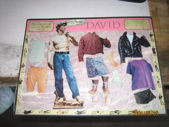 Magnet set of Michelangelo's David statue