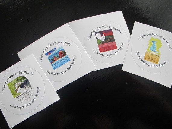 Items similar to I'm a Super Reader Stickers! on Etsy