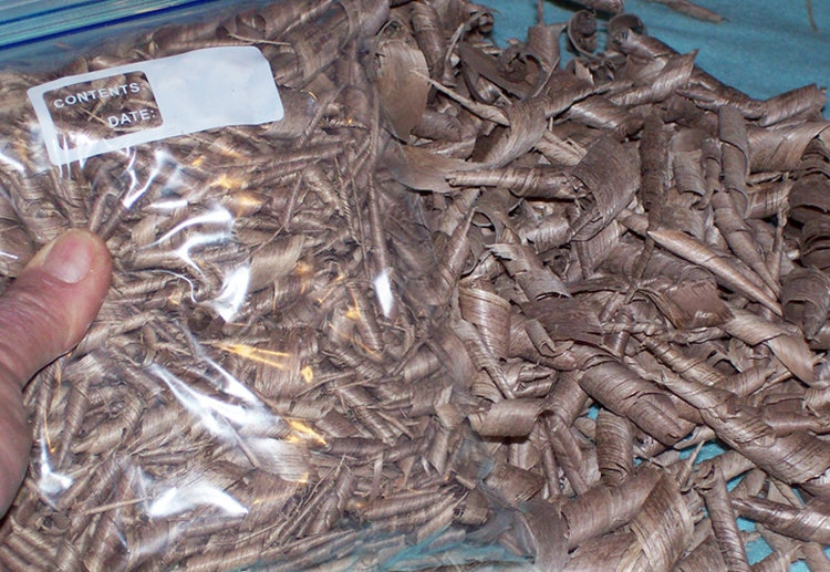 SHAVINGS Black Walnut Heartwood Only Dark by NaturesPickings