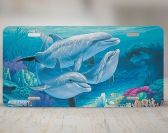 Dolphin plate | Etsy