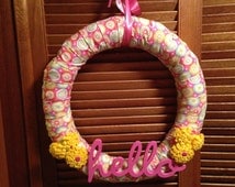 Popular items for hello wreath on Etsy
