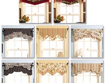 Unique reversible valance related items | Etsy