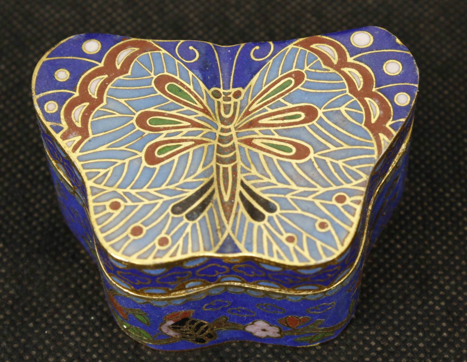 S A L E ~ Beautiful BUTTERFLY BOX Found In Asia Layered With Birds ...