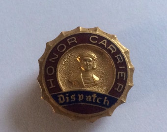 Vintage 1960s Columbus Dispatch Enameled Newspaper Honor Carrier Ohio ...