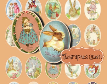 50% Off SALE!!! -Vintage Easter Digital Collage Vintage Easter ...