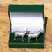 Goat Cufflinks & Tie Slide Clip Mens Farming Gift Set UK