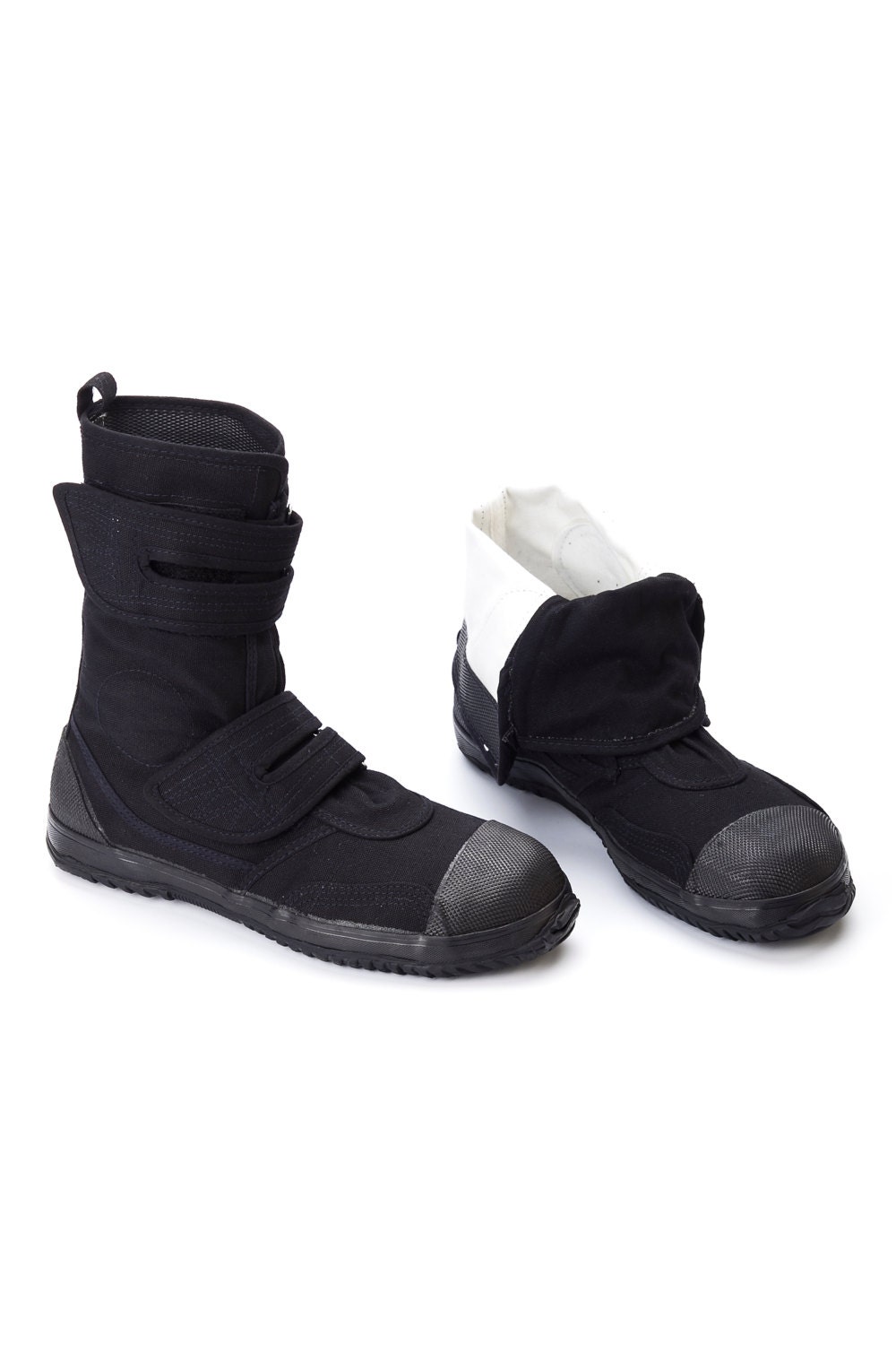 Japanese women Vegan Saftey Boots SA-ME Black FUGU