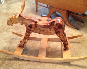 Popular items for wooden rocking on Etsy