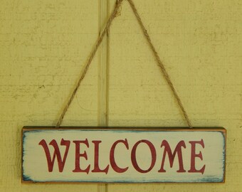 Popular items for wooden welcome sign on Etsy