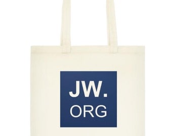 JW.org Ministry Canvas Tote Bag Supplies for Jehovah's Witnesses Field ...
