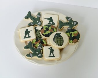 Army themed Cookies