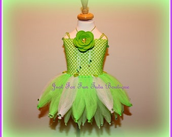 Tinkerbell Tutu Costume, Tinkerbell tutu dress, children, clothing ...