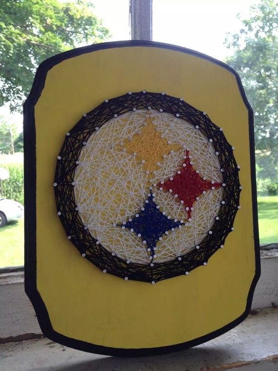 Pittsburgh Steelers String Art football steelers steel
