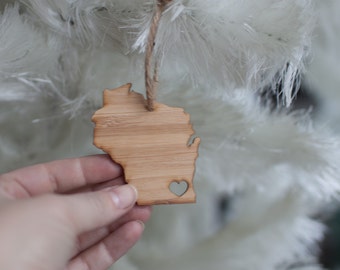 Wisconsin necklace | Etsy