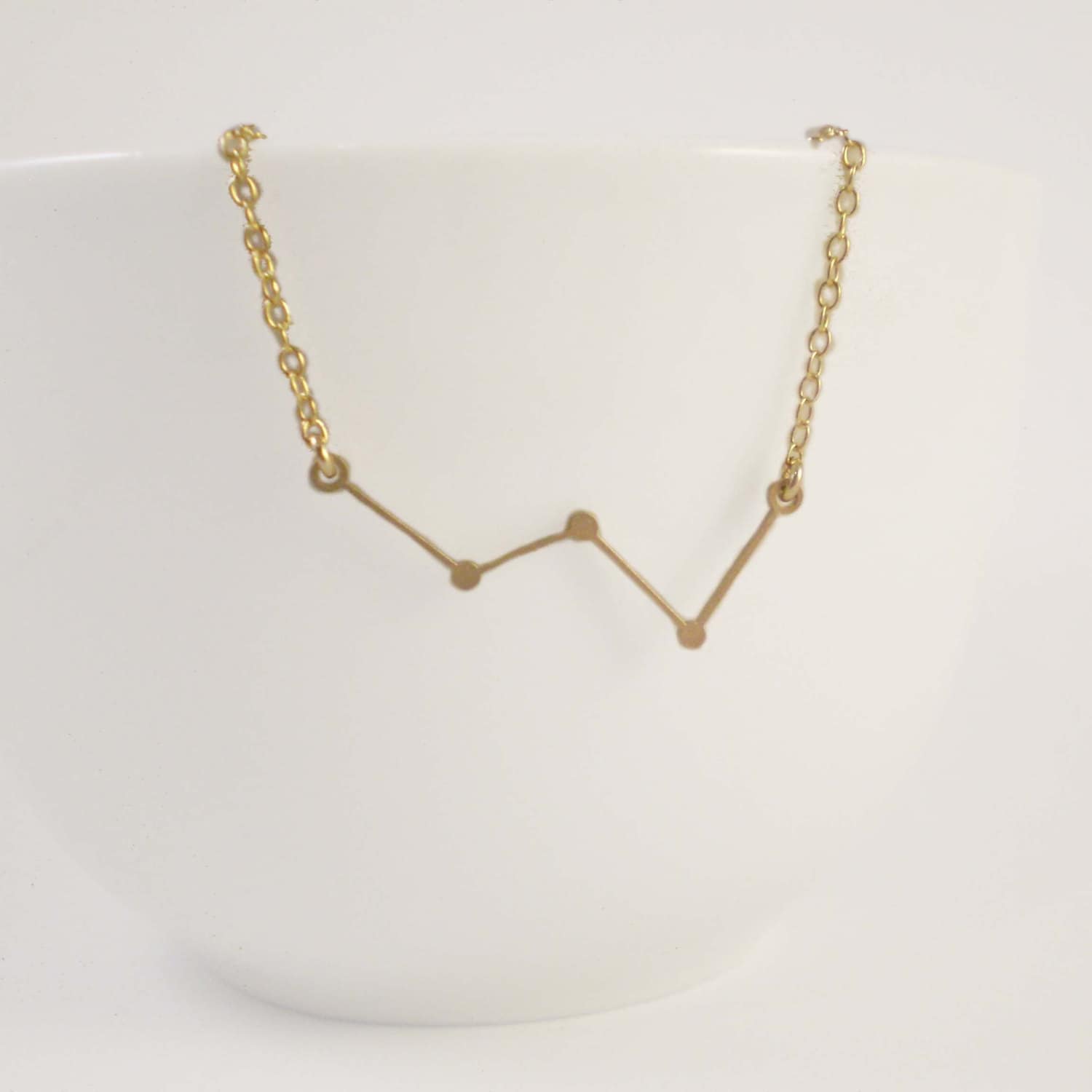 Cassiopeia Constellation Necklace The Queen Constellation