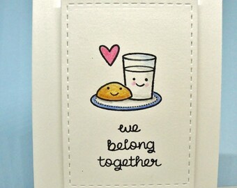 We Belong Together Valentine Card, I Love You Card, Soul Mate Card ...