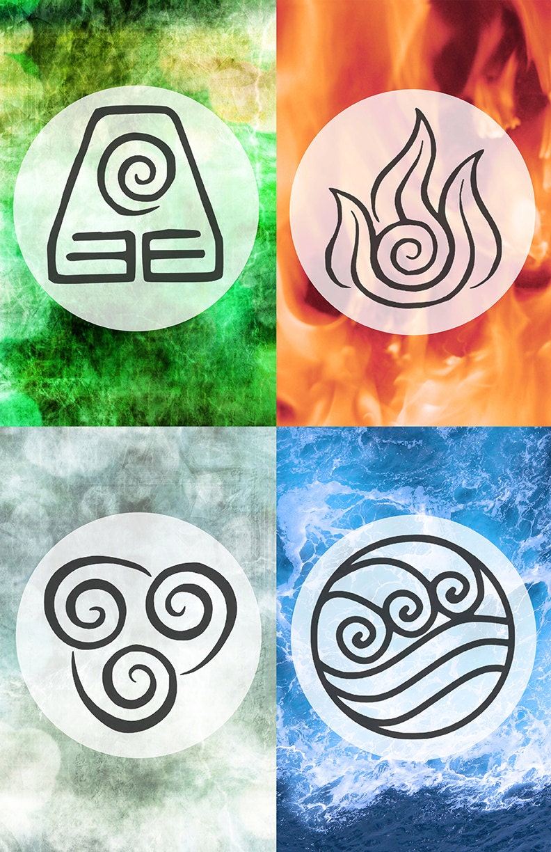 SALE Avatar Nations Poster 11 x 17 Glossy by AndroidSheepFTW