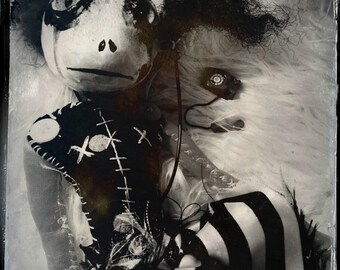 Strange Love Photo goth wall art scary doll halloween decor