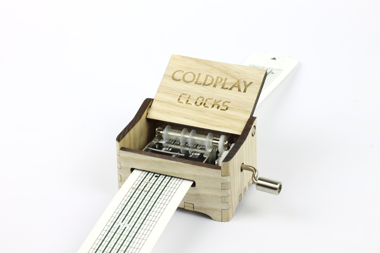 DIY Music Box DIY 15-Note Music Box Movement Kit With Hole Puncher & 20 ...