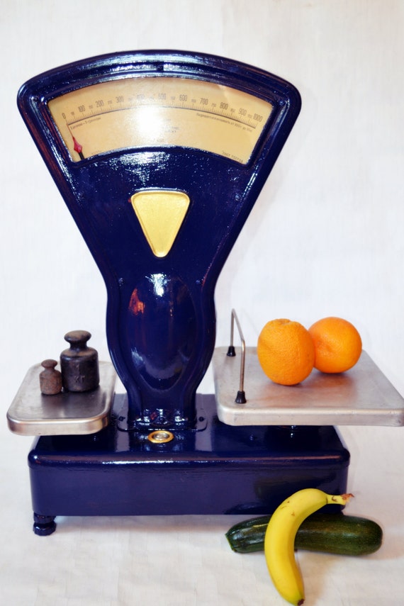 Scale Large Vintage Soviet Market Scales-60s Home decor