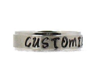 John 3:16 Ring Scripture Ring Bible Verse Ring by RingMeUpToo