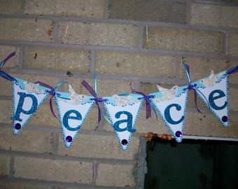 Popular items for Peace Banner on Etsy