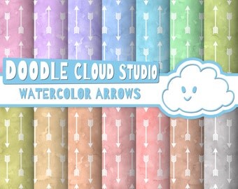 Paint Splatter digital paper Watercolor Painted Splatters