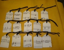 Popular items for music gift tag on Etsy