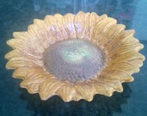 Golden Sunflower dish