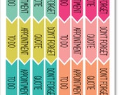 25 Daily Reminder Arrow stickers, Planner Stickers, Weekly Planner ...