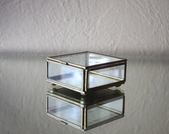 Popular items for glass trinket box on Etsy