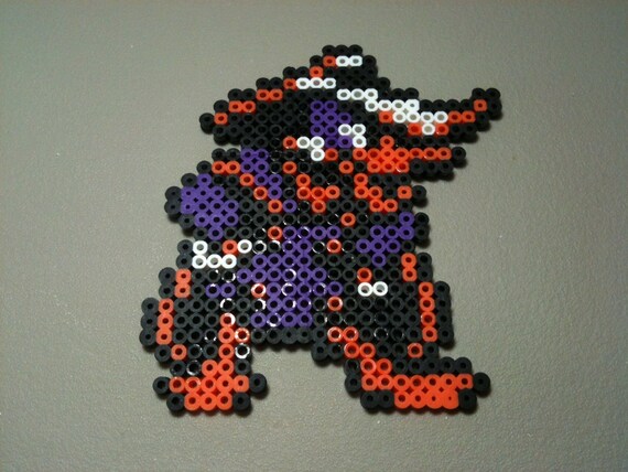 Darkwing Duck Perler Bead Sprite Art NES Game by SamsSpriteShop