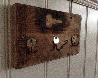 Popular items for rustic key hook on Etsy