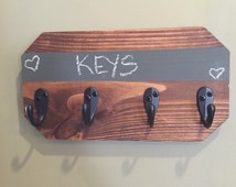 Popular items for rustic key holder on Etsy