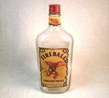 Fireball Whiskey Liquor Bottle Candle ~YOUR CHOICE color&scent ...