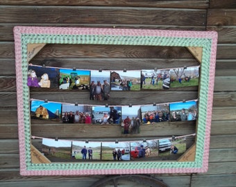 Popular items for rope picture frame on Etsy