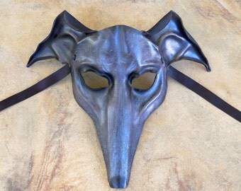 Greyhound Leather Mask Hound Sloughi Whippet Dog Animal