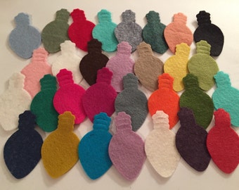 All Your Wool Felt Die Cut Needs by WoolFeltGrabBags on Etsy