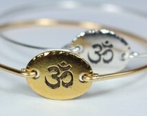 Popular items for om bracelet on Etsy