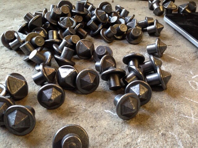 MEDIUM Faux rivet heads made to order