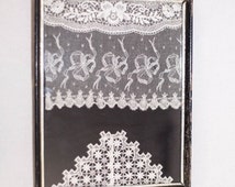 Popular items for framed lace on Etsy