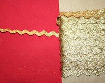 Popular items for gold rick rack on Etsy