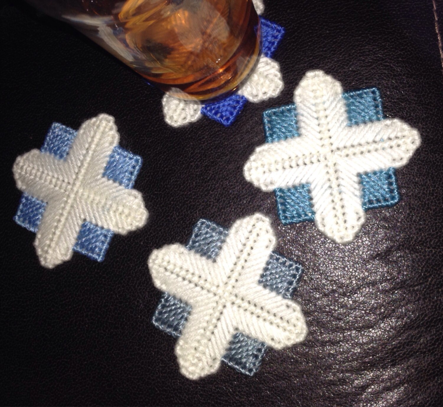 Plastic Canvas coasters