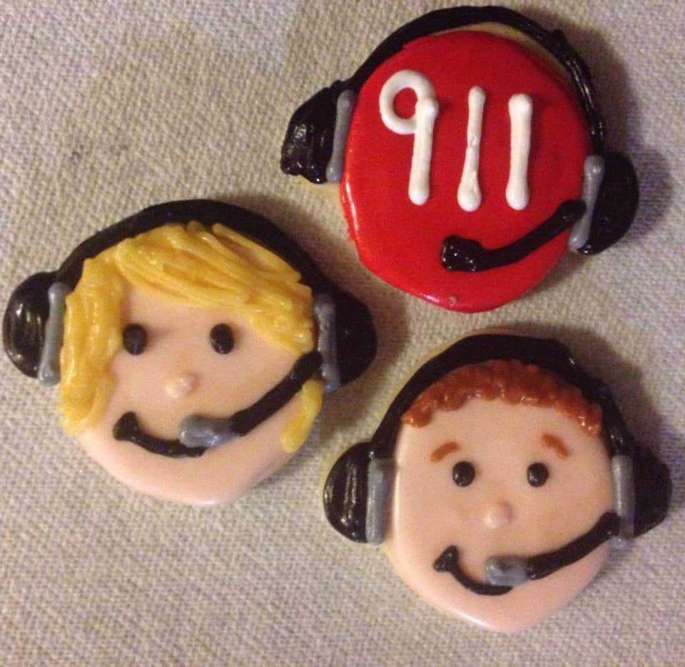 911 Dispatcher Sugar Cookies Telecommunitcations Week