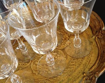 Unique crystal stemware related items | Etsy