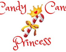 Popular items for candy cane princess on Etsy