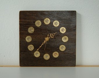 Popular items for rustic wood clock on Etsy