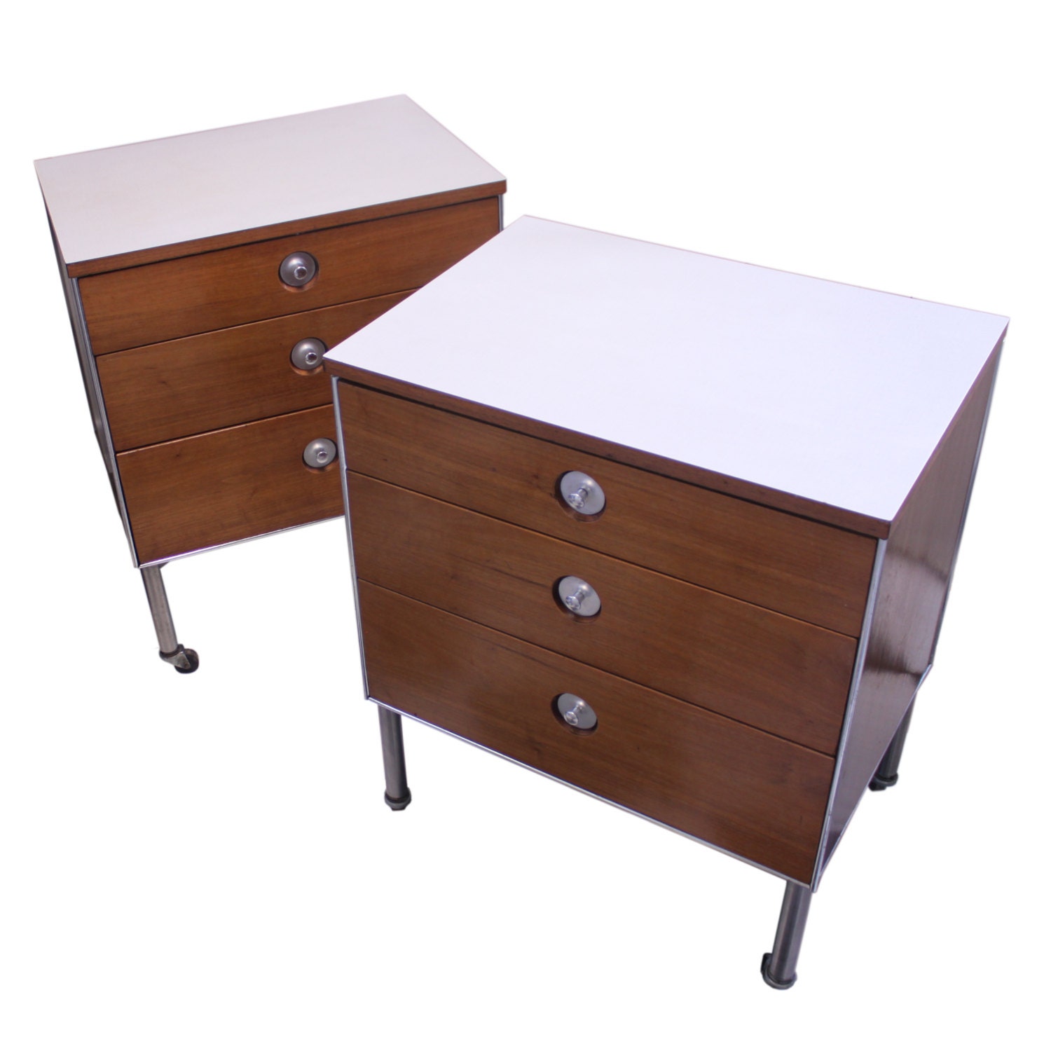 Pair of Mid-Century Modern End Tables/ Night Stands by Romweber – Haute ...