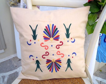 Traditional Greek woven cushion cover by naxosart on Etsy