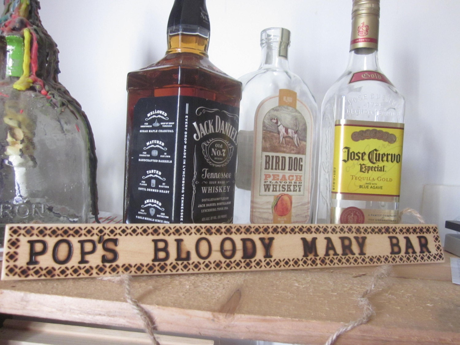 Bloody Mary Bar Wood sign customized Bar sign Bloody mary bar